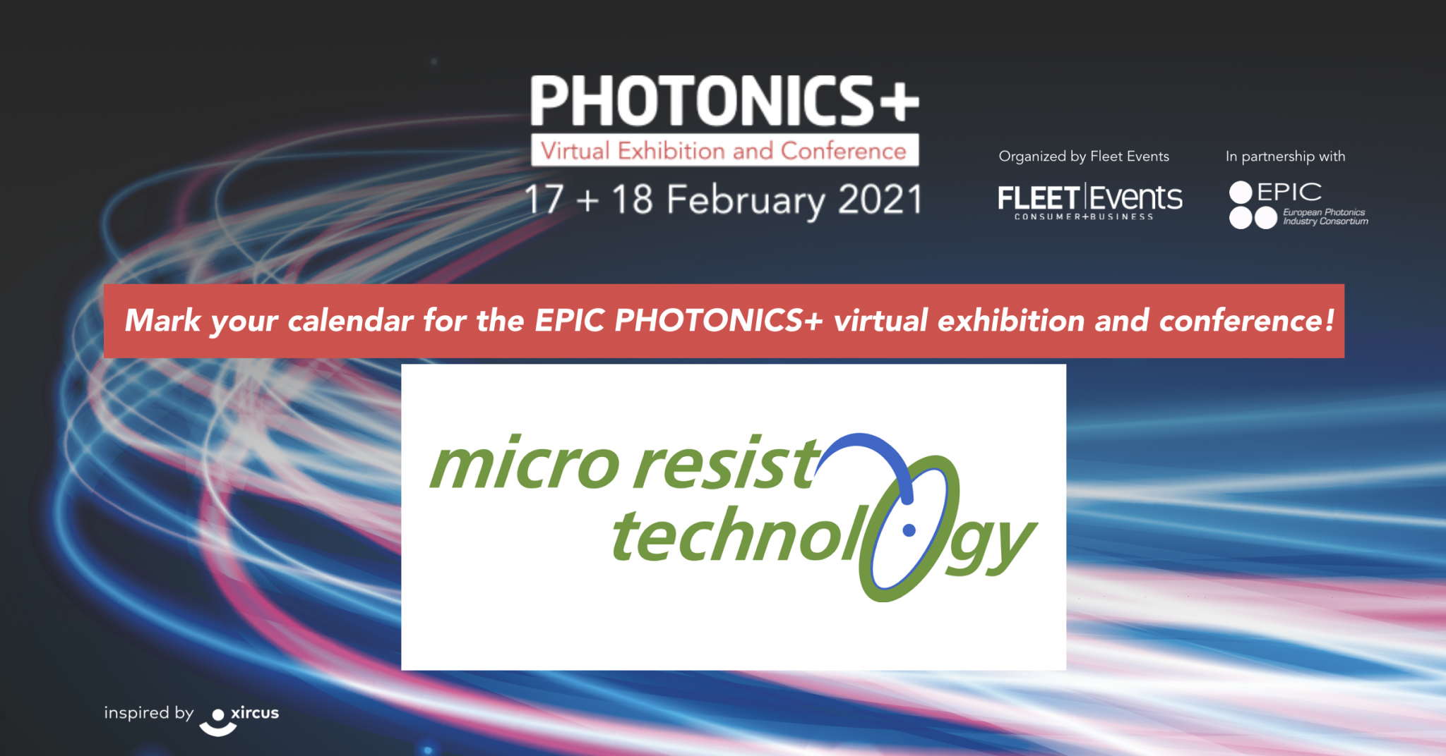 Virtual Exhibition and Conference PHOTONICS+ – micro resist technology