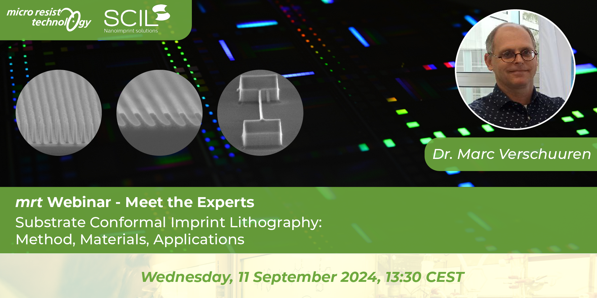 Join the mrt webinar series and meet the experts – micro resist technology