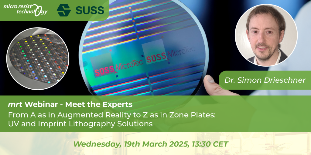 Microresist – führend in der Entwicklung, der Produktion und dem ...