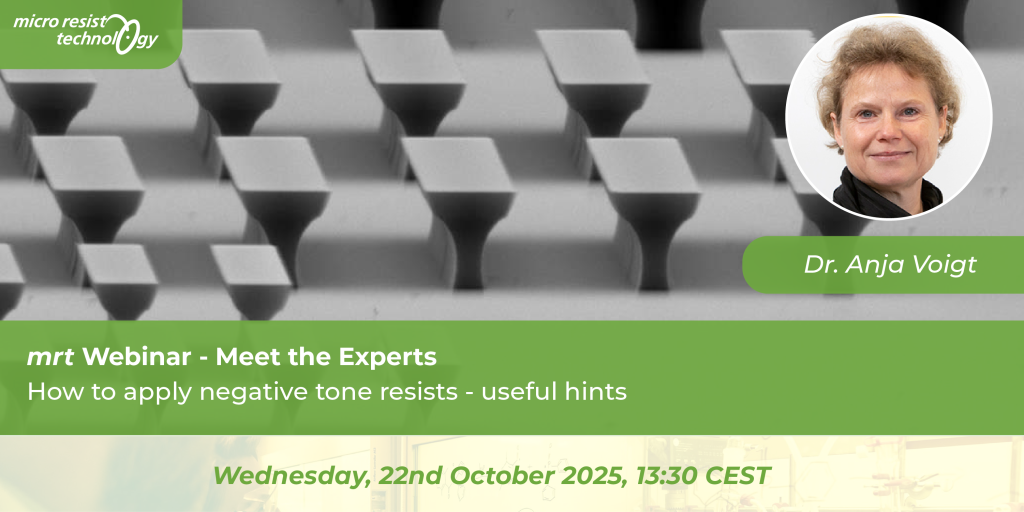 micro resist technology – führend in der Entwicklung, der Produktion ...